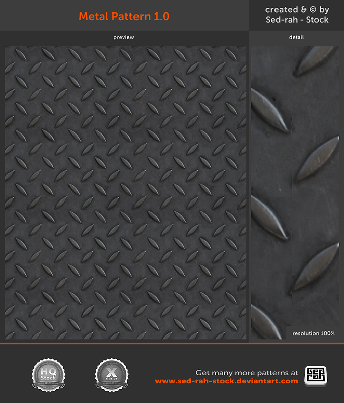 Metal Pattern 1.0 by Sed-rah-Stock on DeviantArt