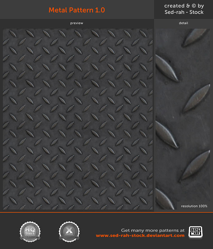 Metal Pattern 1.0 by Sed-rah-Stock on DeviantArt
