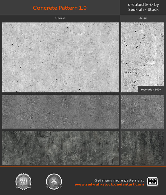 Concrete Pattern 1.0 by Sed-rah-Stock on DeviantArt