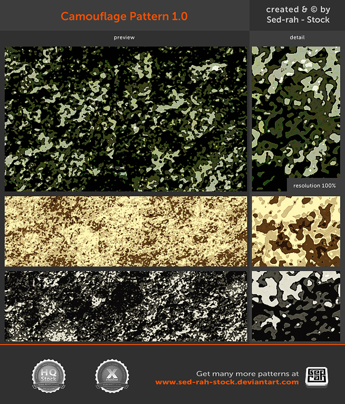 Camouflage Pattern 1.0 by Sed-rah-Stock on DeviantArt
