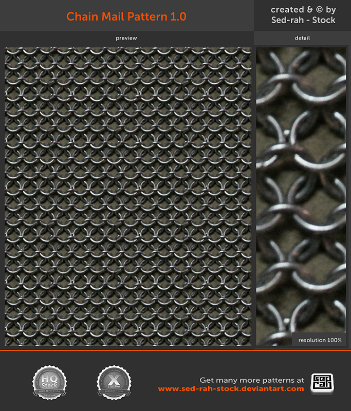 Chain Mail Pattern 1.0 by Sed-rah-Stock on DeviantArt