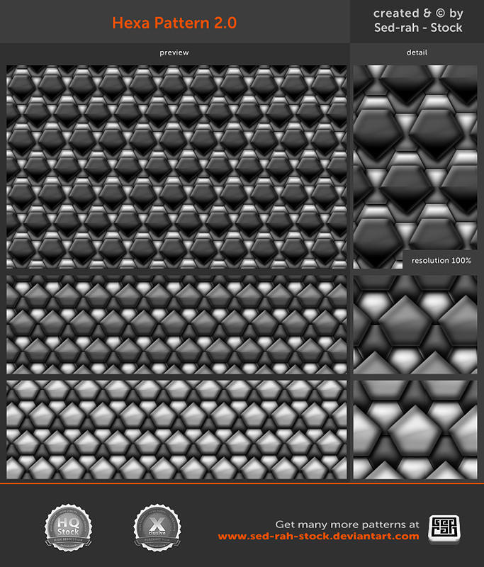 Hexa Pattern 2.0 by Sed-rah-Stock on DeviantArt
