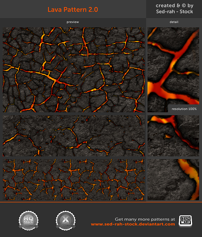 Lava Pattern 2.0 by Sed-rah-Stock on DeviantArt