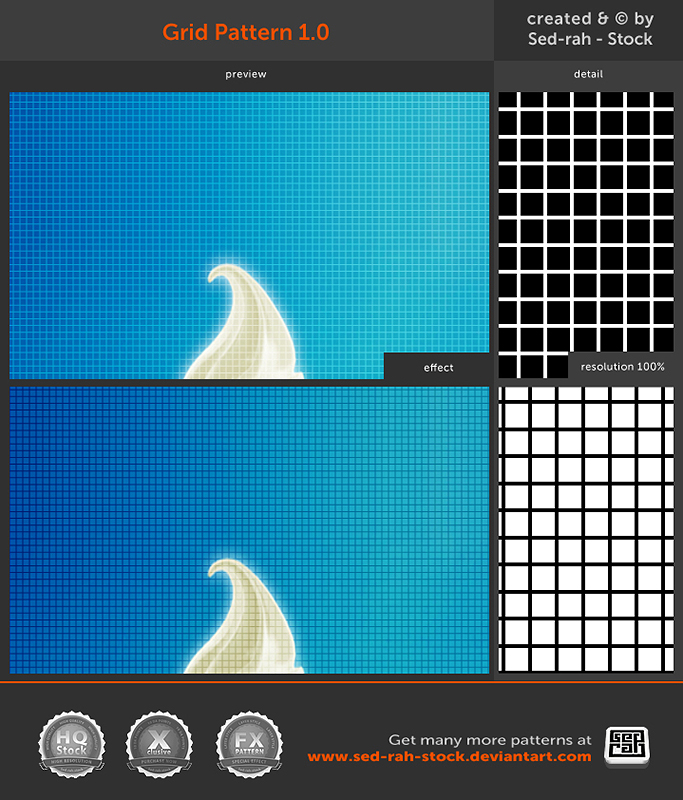 Grid Pattern 1.0 by Sed-rah-Stock on DeviantArt