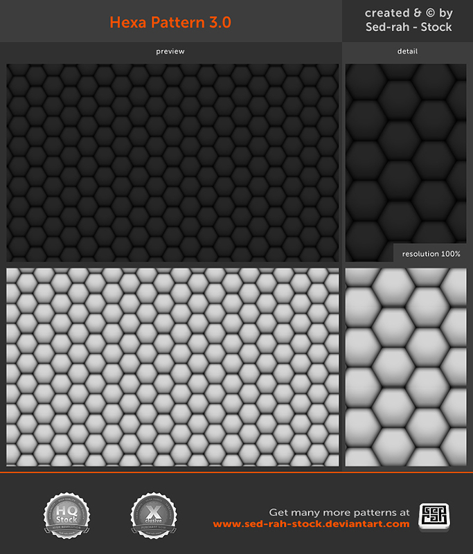 Hexa Pattern 3.0 by Sed-rah-Stock on DeviantArt