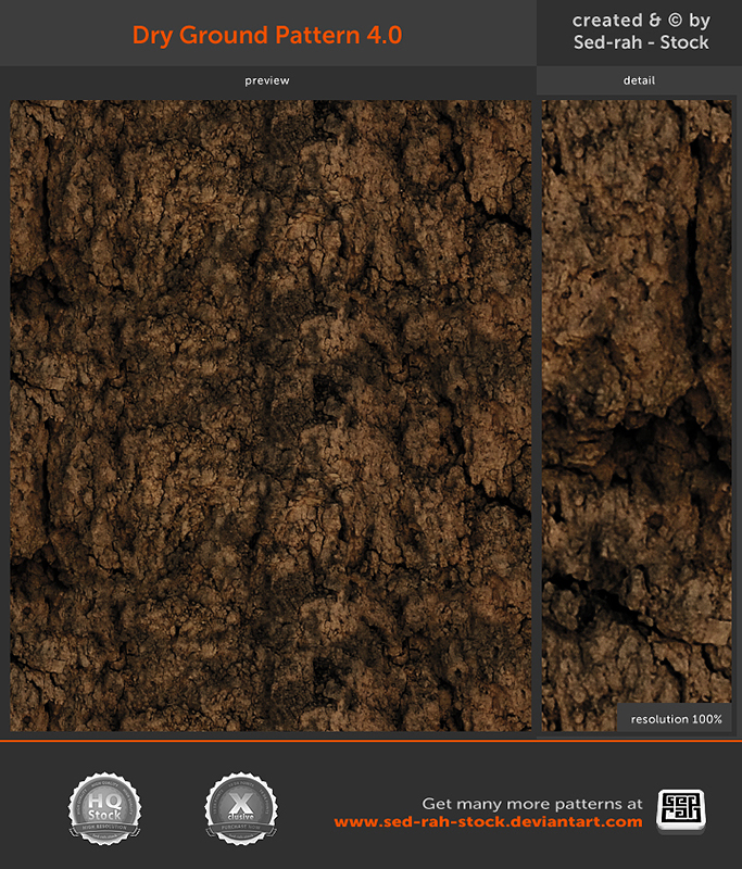 Dry Ground Pattern 4.0 by Sed-rah-Stock on DeviantArt