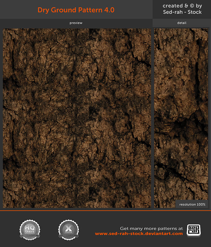 Dry Ground Pattern 4.0 by Sed-rah-Stock on DeviantArt