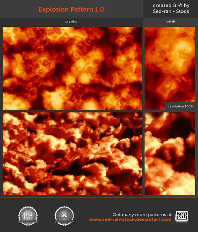 Explosion Pattern 1.0 by Sed-rah-Stock on DeviantArt