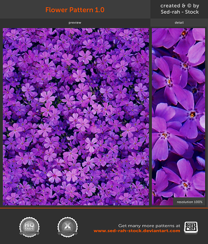 Flower Pattern 1.0 by Sed-rah-Stock on DeviantArt