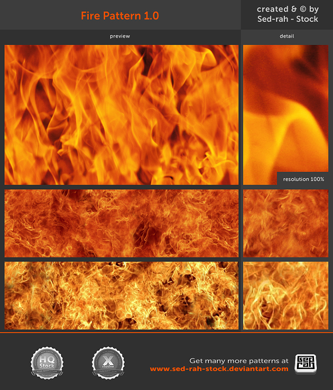 Fire Pattern 1.0 by Sed-rah-Stock on DeviantArt