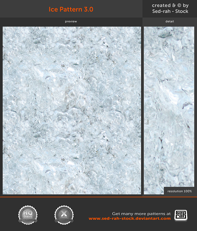 Ice Pattern 3.0 by Sed-rah-Stock on DeviantArt