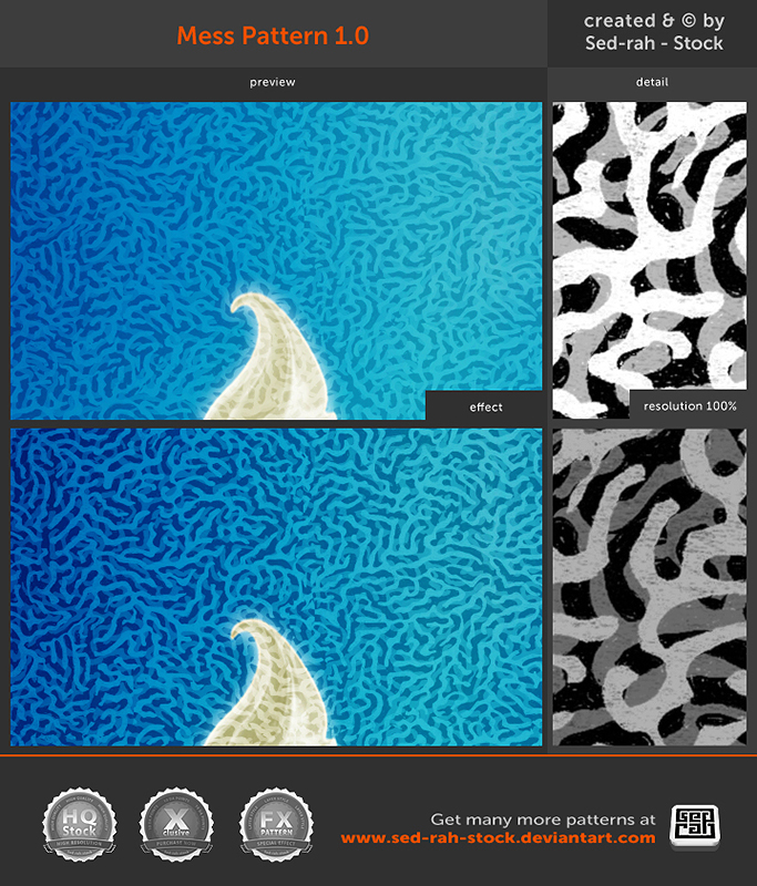 Mess Pattern 1.0 by Sed-rah-Stock on DeviantArt