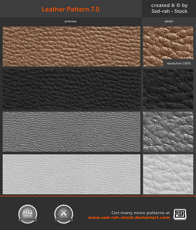 Leather Pattern 7.0 by Sed-rah-Stock on DeviantArt