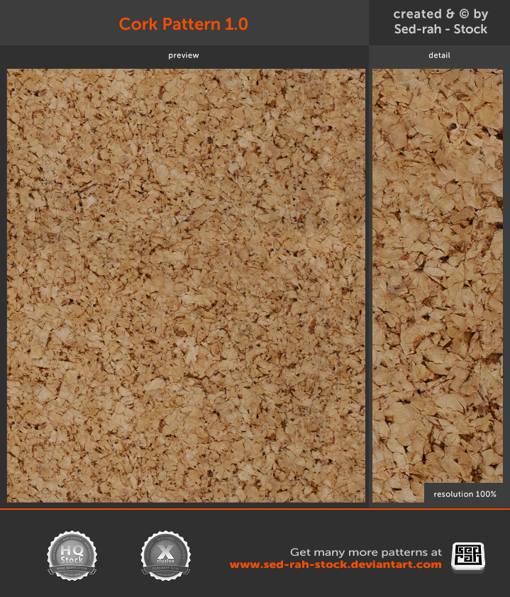Cork Pattern 1.0 by Sed-rah-Stock on DeviantArt