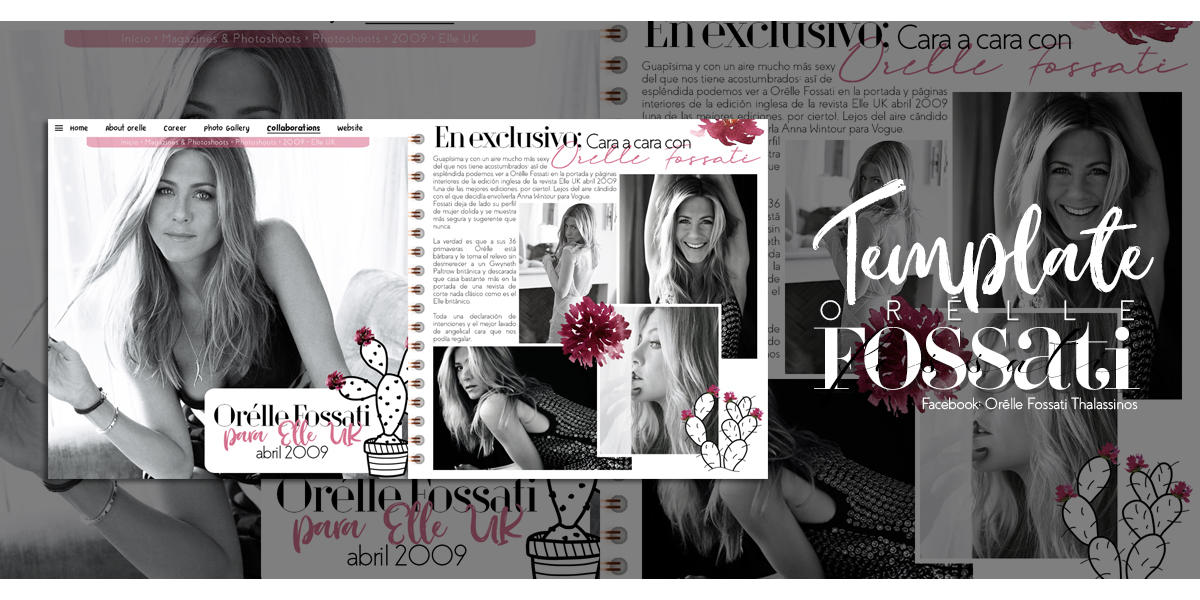 TEMPLATE 15 tipo web/journal. by orellefossati on DeviantArt