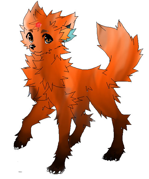 First adopt: Flame (fire pup) 10 points {open} by Tarabug2213 on DeviantArt