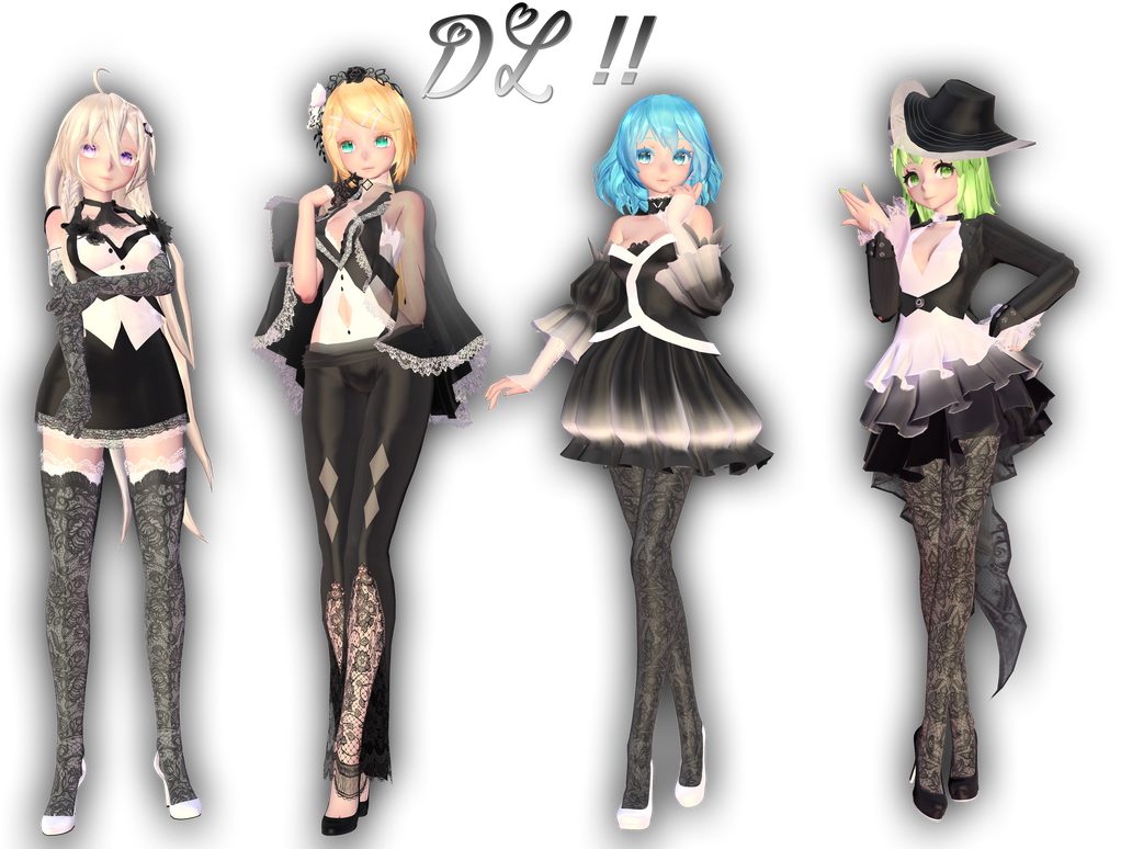Tda Black X White DL By Evelyn Sama On DeviantArt