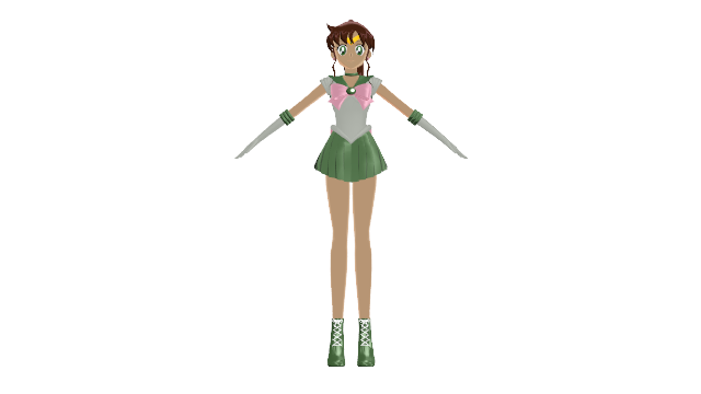 SSBB Version Sailor Jupiter (model DL) by peachysilver on DeviantArt