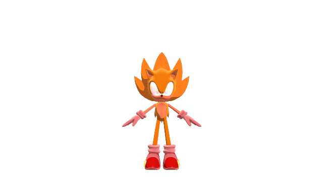 (MMD/SonicTheHedgehog) Fleetway Sonic (Model DL) by peachysilver on ...