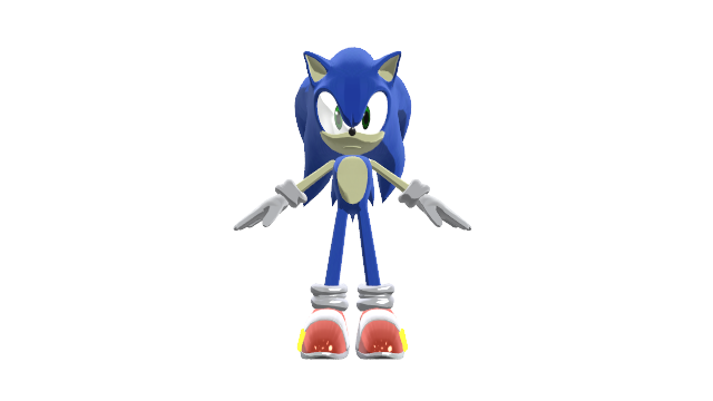 SSBU Version Sonic (model DL) by peachysilver on DeviantArt
