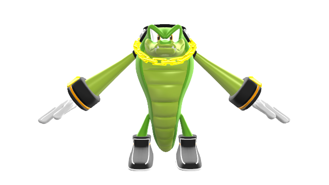 Sonic Forces Version Vector (Model DL) by peachysilver on DeviantArt