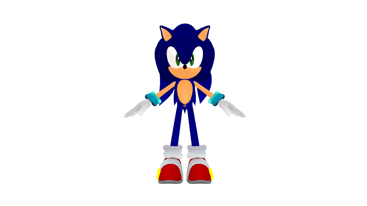SADX Version Sonic (model DL) by peachysilver on DeviantArt