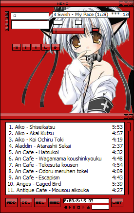 Neko v1.1 - Winamp skin by Aramande on DeviantArt