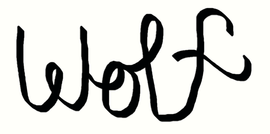 wolf calligraphy by ChantreaWolf on DeviantArt