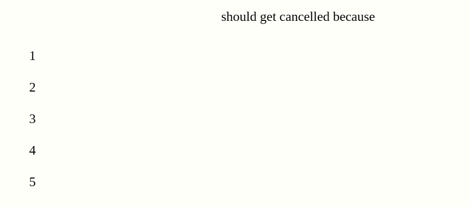 Should get cancelled Meme Template by Wisteriaflow4500 on DeviantArt