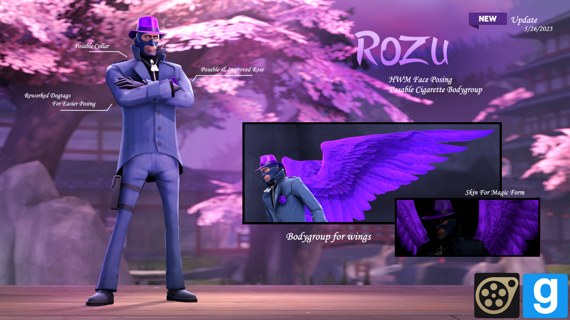 {SFM/GMOD DL} Rozu Model (READ DESC) by GreenStorm64 on DeviantArt