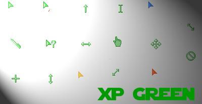 XP Salsa Hybryd GREEN Cursors by ShephardxD on DeviantArt
