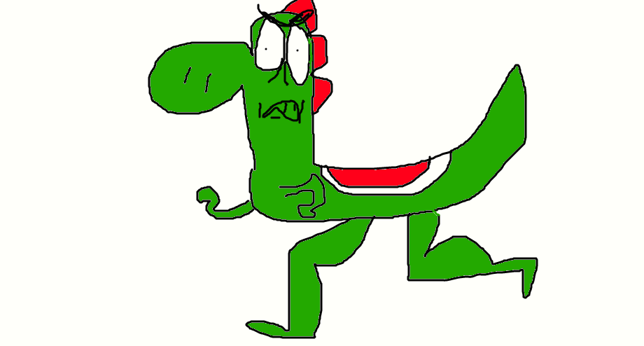 angry yoshi by peeweeinthehouse on DeviantArt