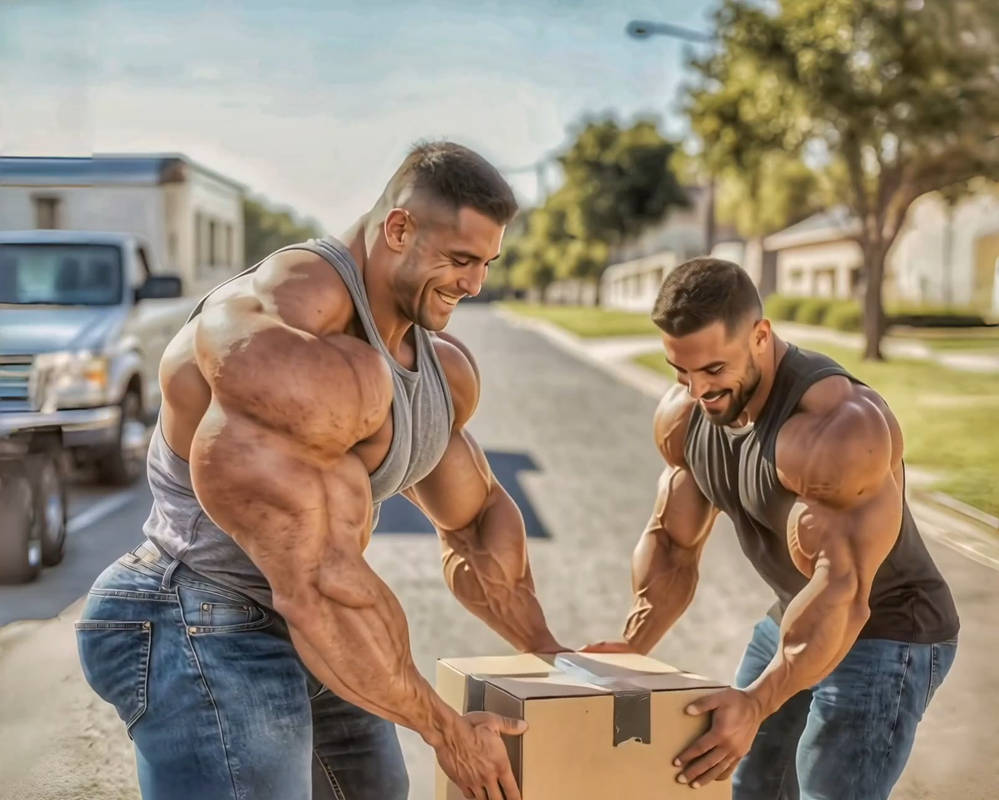 Delivery Muscle guy (Teaser) by JohnnyM-Muscle on DeviantArt