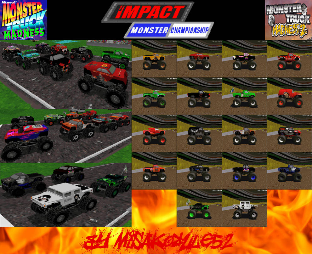 Impact Monster Championship Trucks Pack by TheDreamPieces on DeviantArt