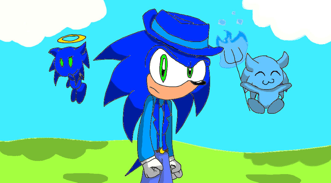 Sonic Blu Fedora's Conscious by AestheticCyrus on DeviantArt