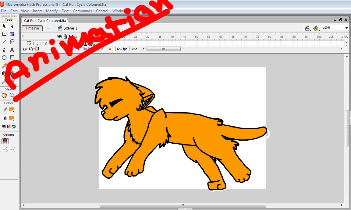 Cat Run Cycle COMPLETE by DietS0da on DeviantArt