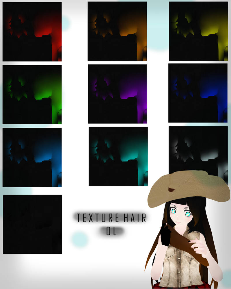 [MMD] TEXTURE HAIR DL - Pack 2 by AyameAimyMisa-chan on DeviantArt