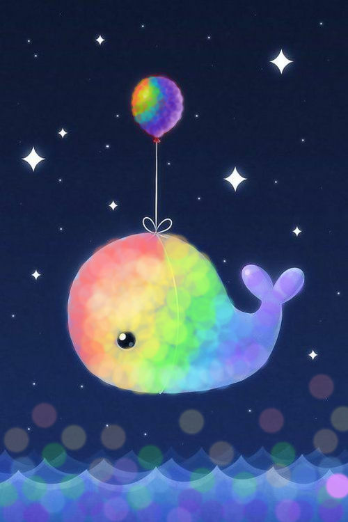 Whale - Rainbow by wittle-wailing-whale on DeviantArt
