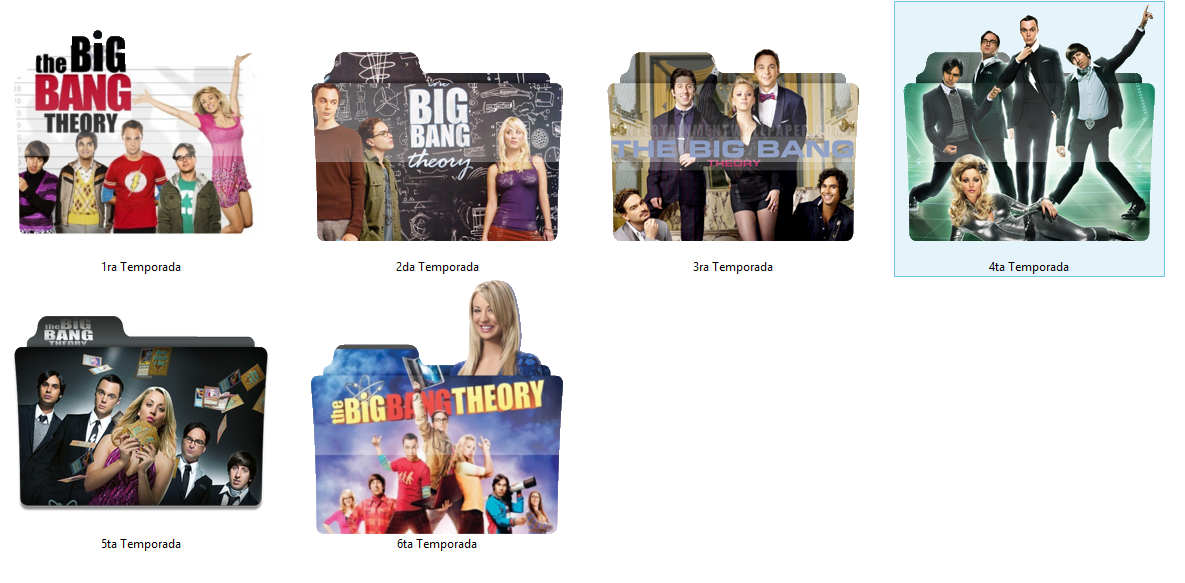 Windows Icon folder The big bang theory seasons by ChrisenD on DeviantArt