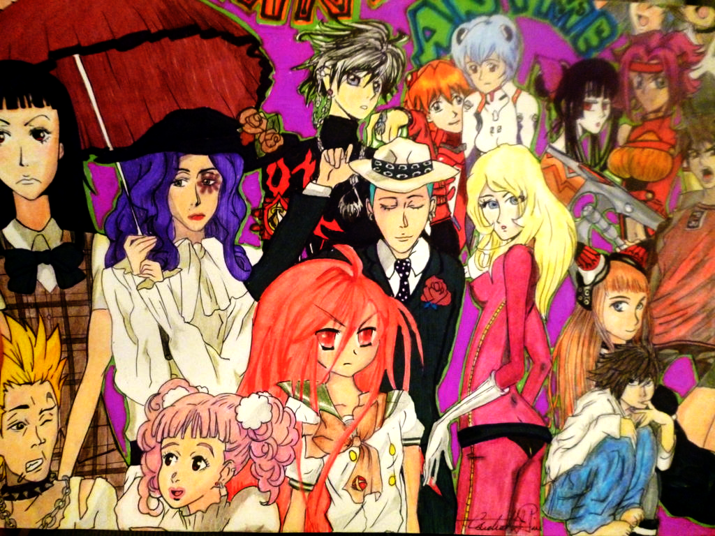 Anime colage by lidiamanga on DeviantArt