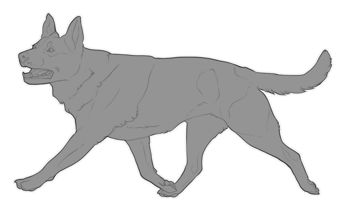 Kelpie Lineart by Tauriiga on DeviantArt