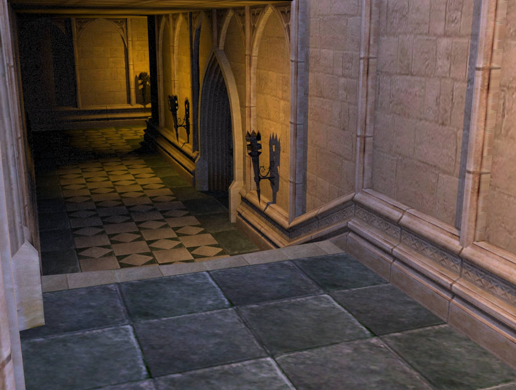 Filch Corridor - Hogwarts by suummalumcuique on DeviantArt