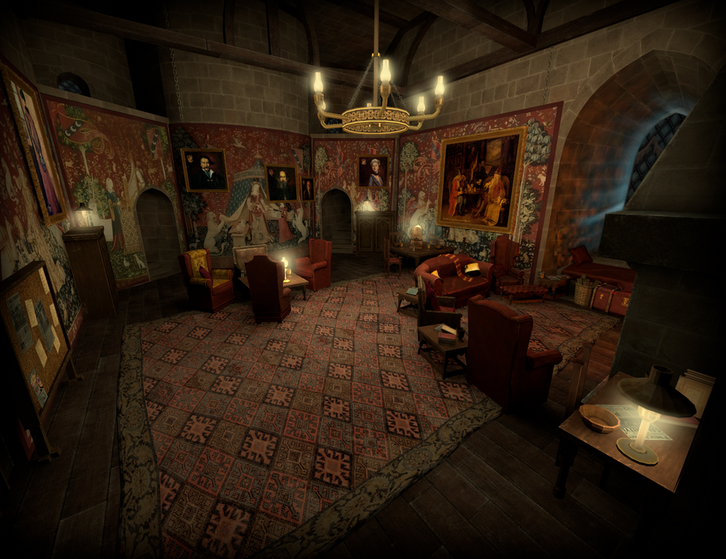 Gryffindor Room by suummalumcuique on DeviantArt