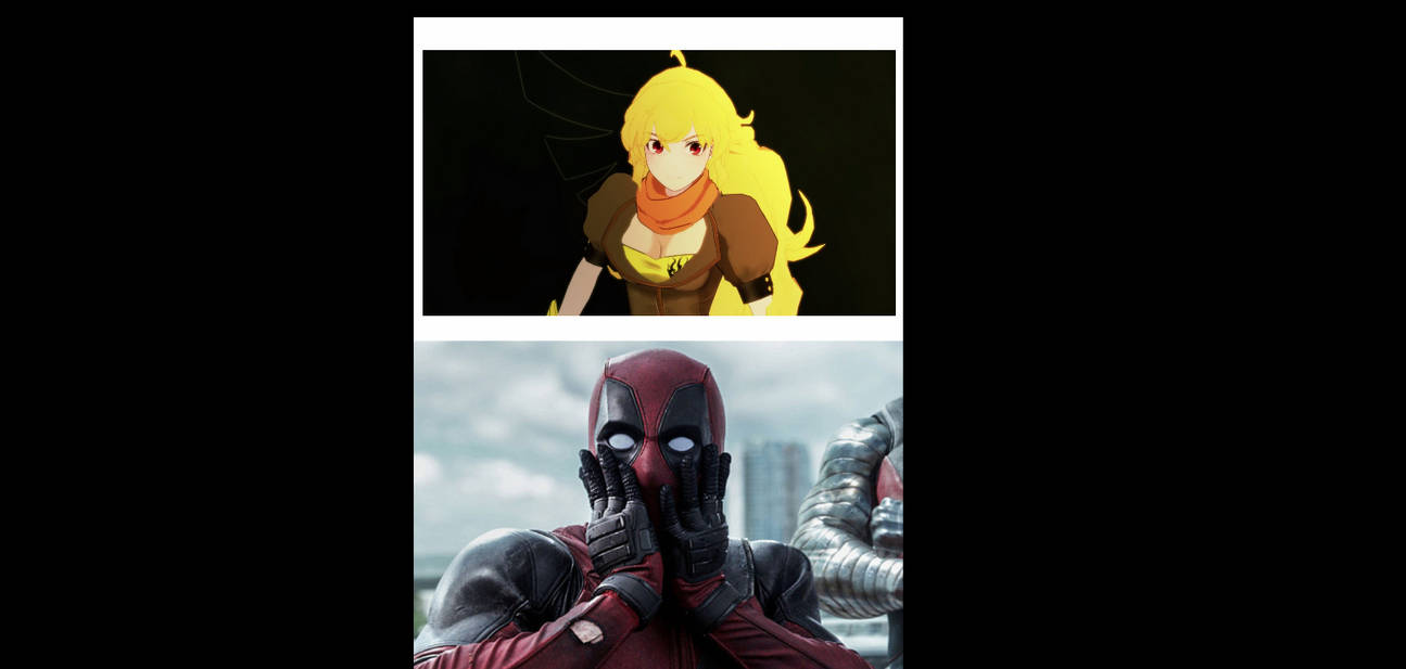 Deadpool gasps at Angry Yang by cyborg802 on DeviantArt