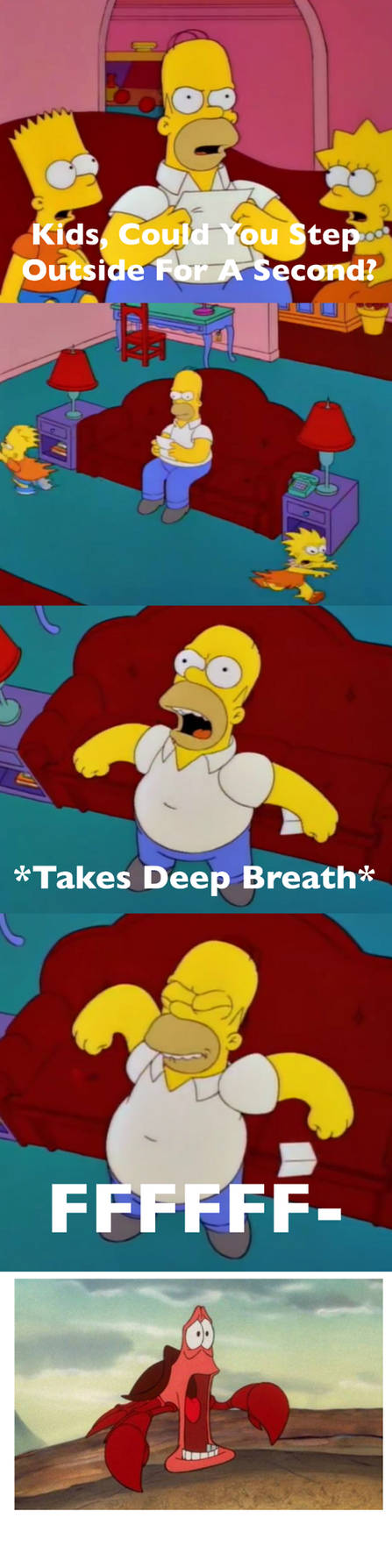 Sebastian reacts to Homer's F Bomb by cyborg802 on DeviantArt