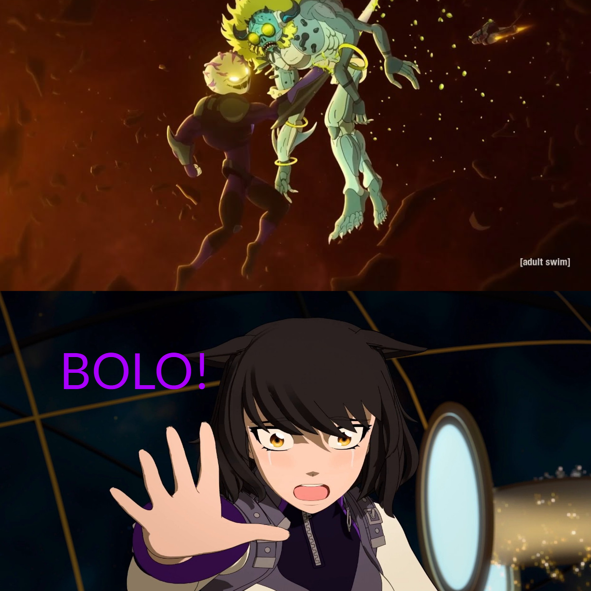 Blake cries to Bolo's death by cyborg802 on DeviantArt