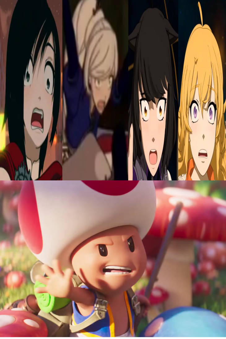 Toad scares Team RWBY by cyborg802 on DeviantArt