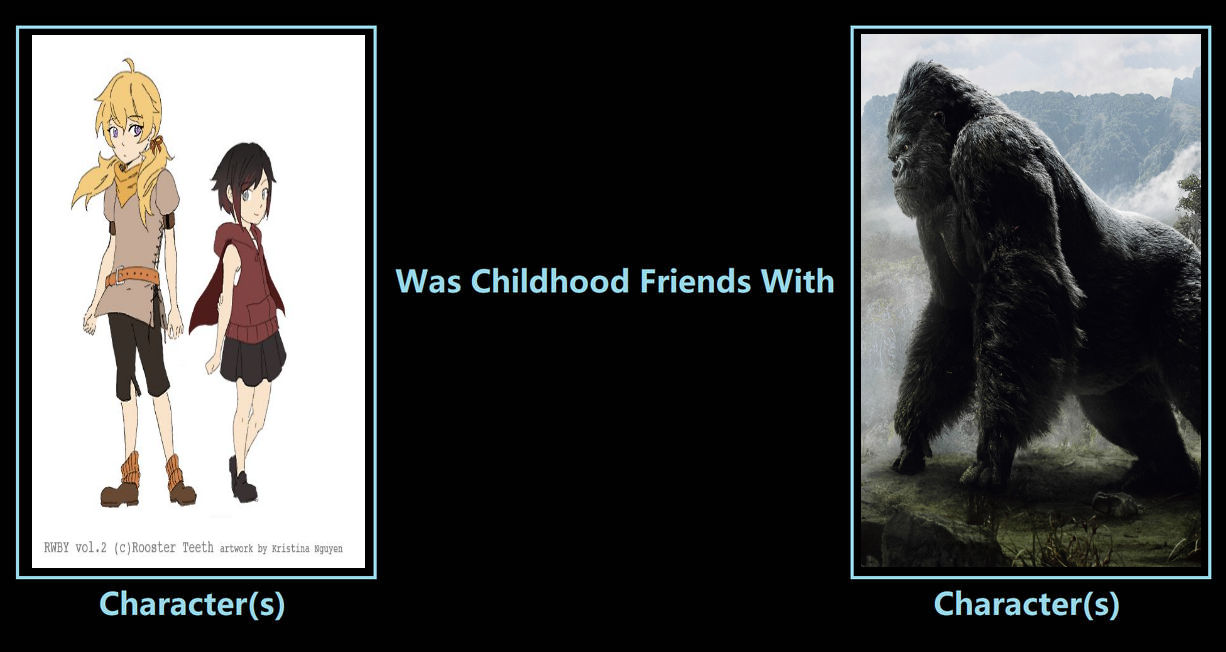 Ruby and Yang are childhood friends with Kong by cyborg802 on DeviantArt