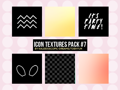 Icon Textures: Pack #7 by Kaleidoscopic-Dreams on DeviantArt