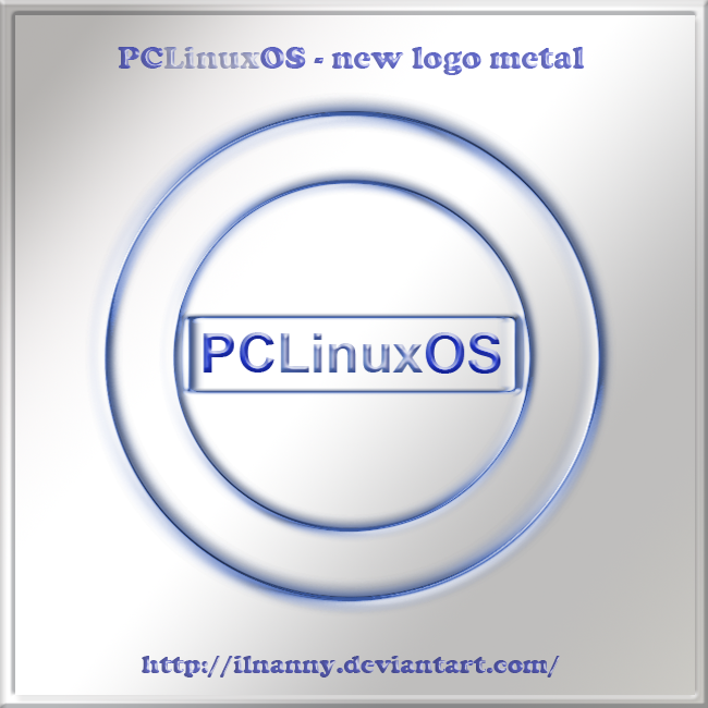 PCLinuxOS logo-metal by ilnanny on DeviantArt